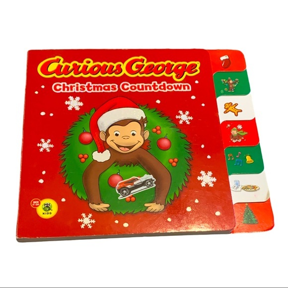 Other | Curious George Christmas Countdown Childrens Book | Poshmark